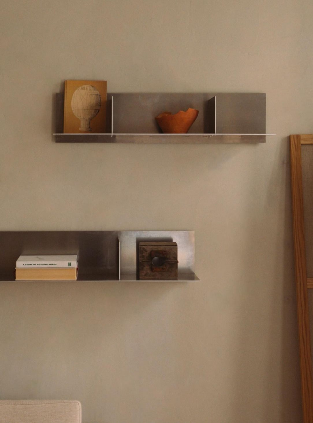 Rivet Shelf Aluminum Small | The Oblist