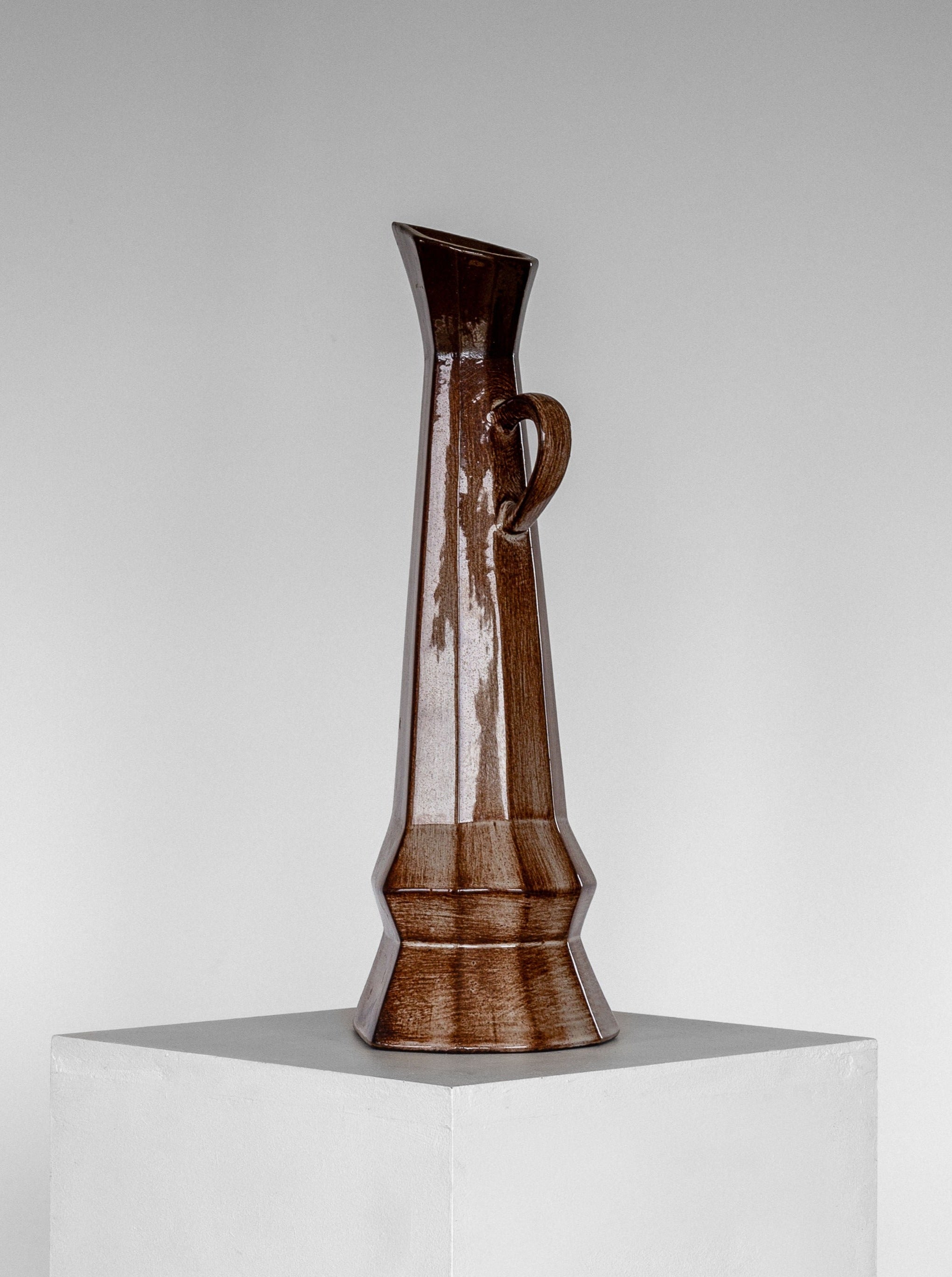 Cubist Ceramic Pitcher - Luxury Home Decor