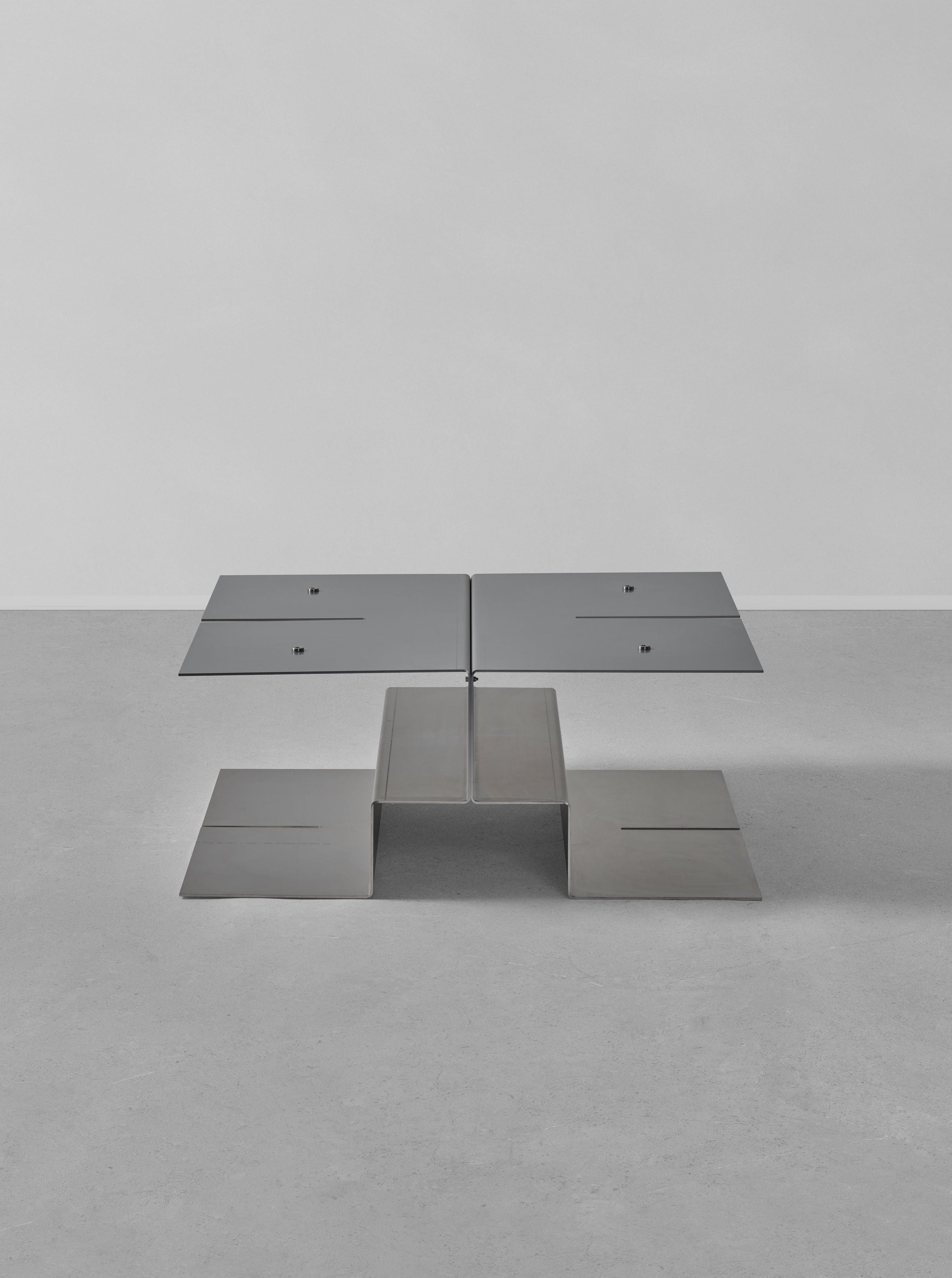 Folded Stainless Steel Table
