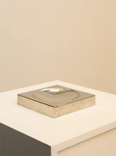 70's Square Metal Tray Luxury Home Decor